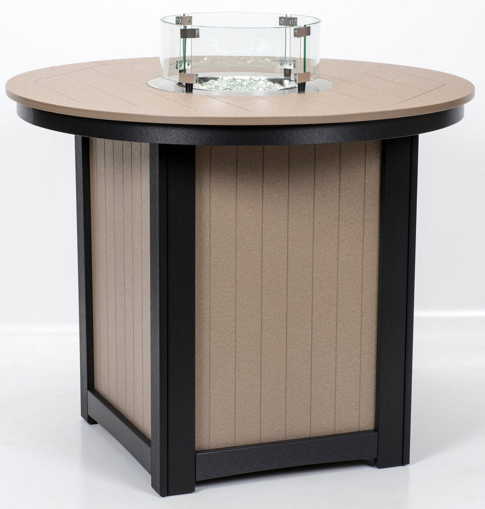 Donoma 44" Round Counter Height Fire Table – Heartland-Amish