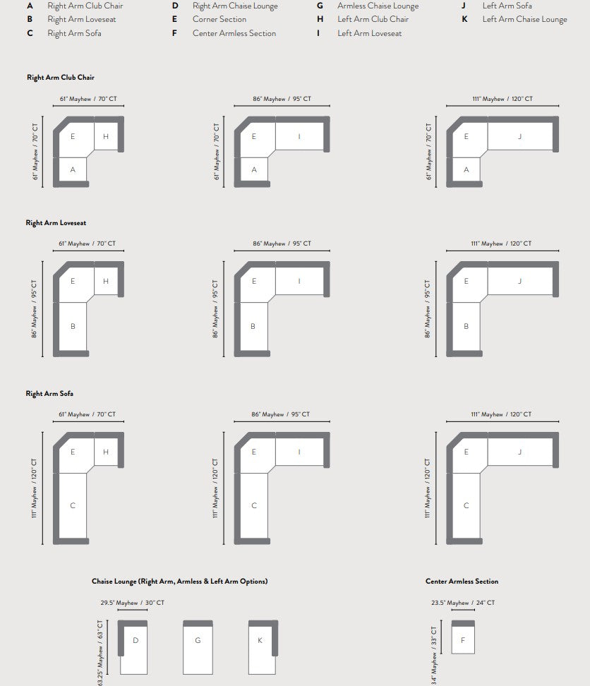 Classic Terrace Sectional – Heartland-Amish