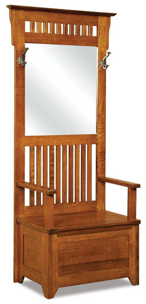 Classic Mission Hall Seat – Heartland-Amish