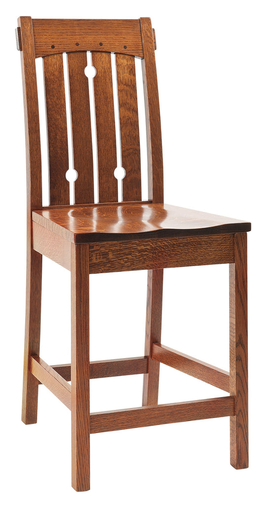Douglas Stationary Bar Stool – Heartland-Amish